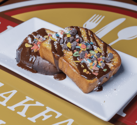 French Toast w/ two toppings | Untoasted